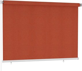 Venkovní roleta 225 (Š) x 140 (V) cm terakotová HDPE 312791