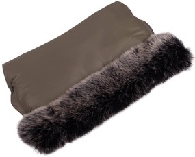 Inf Rukávník na kočárek FLUFFY – hřejivý, nepromokavý a větruodolný - oliva
