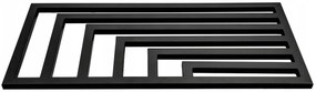 Regnis Kreon Zenit, topné těleso 1200x550 mm, 630W, černá matná, KZ120/55/BLACK/VYTÁPĚCÍTYC