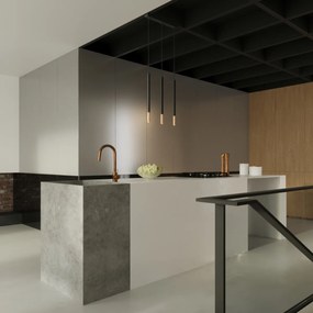 Sollux Lighting Závěsné svítidlo MOZAICA 3L černé/měděné