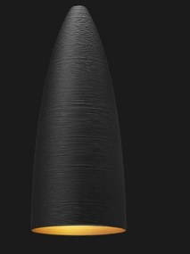 Doxis Pollux 450 Textured závěsné led designové svítidlo Barva: Černá/zlatá matná, Chromatičnost: 4000K Dali
