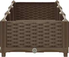 Vyvýšený záhon 120 x 40 x 23 cm polypropylen 316513