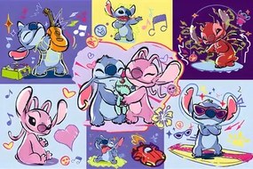 TREFL Puzzle Lilo  Stitch: Bláznivý Stitch / 300 dílků / 60 x 40 cm