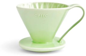 Cafec Arita Ware Flower dripper 4 - zelený