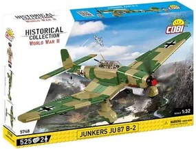 COBI 5748 II WW Junkers JU 87 B,-2 / 525 kostek / 2 figurky / 1:32 / o