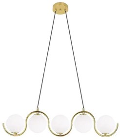 Toolight Toolight, stropní svítidlo 5xG9 APP1440-5CP, zlatá lesklá, OSW-06096