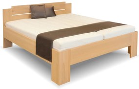 Dvoulůžková postel Grand, 180x200, masiv buk