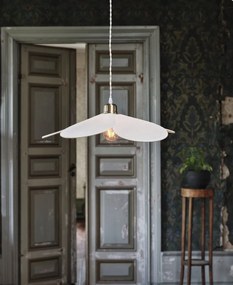 Strömshaga Závěsná lampa Daisy Linen, béžová barva, plast