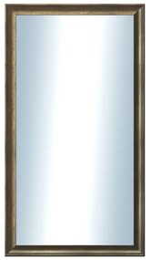DANTIK - Zarámované zrcadlo - rozměr s rámem cca 50x90 cm z lišty Ferrosa bronzová (3143)