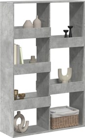 Dělicí stěna betonově šedá 100 x 33 x 155,5 cm kompozitní dřevo 3309567