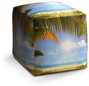 Sablio Taburet Cube Pláž: 40x40x40 cm