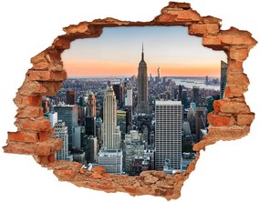 Wallmuralia Fototapeta díra na zeď 3D New York 90x70 cm