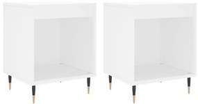 Noční stolky 2 ks bílé 40 x 35 x 50 cm kompozitní dřevo - Default Title