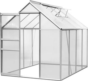 Jurhan & Co.KG Germany Zahradní skleník z polykarbonátu Aluminium M3 250 x 190 x 190 cm