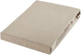 XXXLutz ELASTICKÉ PROSTĚRADLO, žerzej, šedohnědá, 120-130/200-220 cm Novel - Prostěradla - 005054003708