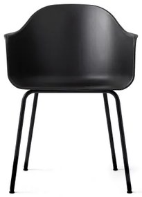 Harbour Dining Chair, kovová podnož černě lakovaná ocel černá Audo (MENU)