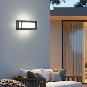 Brilagi - LED Venkovní nást. svítidlo se senz. PARKER LED/12W/230V antracit IP44
