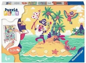 Ravensburger Puzzle  Play Pirátské dobrodružství / 2x24 dílků / od 4 l