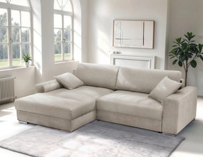 XXXLutz ROHOVÁ SEDAČKA, textil, béžová MID.YOU - Sedací soupravy - 000694008101