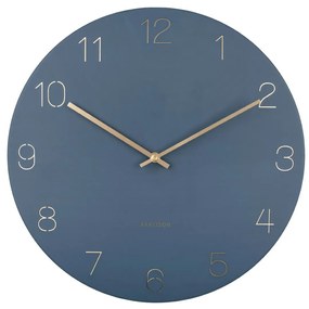 Karlsson 5762BL designové nástěnné hodiny, pr. 40 cm