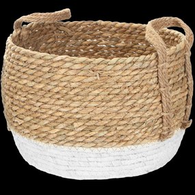 Tutumi Tutumi, sada přírodních košů Boho 2ks YT21B-34, bílá-hnědá, HOM-02809
