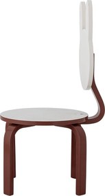 Vínová/bílá dětská židle Liova – Bloomingville Mini