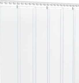 Závěs do dveří průhledný 300 mm x 2,6 mm 10 m PVC 153859