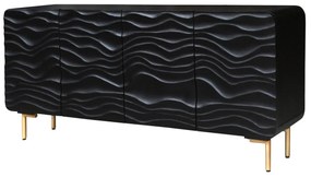 Designová komoda Gavrilla 160 cm černé mango