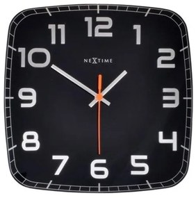 Designové nástěnné hodiny 8816zw Nextime Classy square 30cm