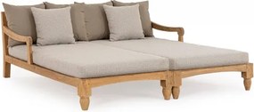BIZZOTTO Teakový lounge set BALI natural 206x87 cm