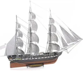 Metal Earth 3D puzzle Premium Series: Loď USS Constitution / 135 dílků