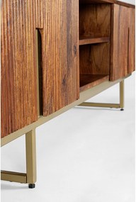 TV stolek z mangového dřeva v přírodní barvě 180x45x40 cm Vilas – Bizzotto