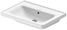 Duravit 2367650060 - Závěsné umyvadlo D-NEO 65x48 cm keramika/lesklá bílá
