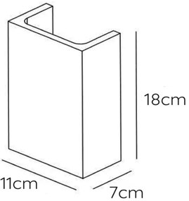 Lucide 35201/18/31 - Nástěnné svítidlo GIPSY 1xG9/40W/230V bílé
