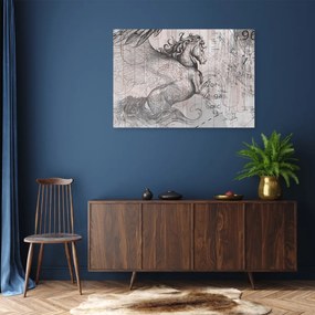 Obraz na plátně, Abstrakce koně Pegas - 100x70 cm