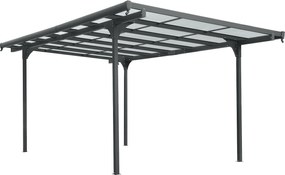 LANIT PLAST, s.r.o. hliníková pergola LANITPLAST ALU 53 antracit + čirý PC LG4148
