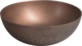 Sapho Sapho, FORMIGO betonové umyvadlo na desku, průměr 39cm, měď mat, FG320