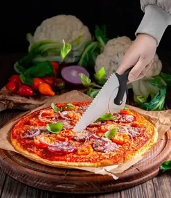 UG Grill Multifunkční pizza kráječ-nůž s lopatkou