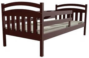 Dětská postel masiv 015 borovice masiv 90 x 190 cm ořech