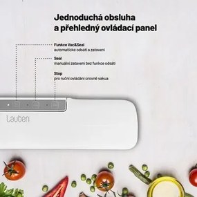 Lauben Vacuum Sealer 10WT bílá / Vakuovačka / 80 W / max. šířka 30 cm