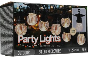 Venkovní party LED řetěz Bulbs, 10 žárovek