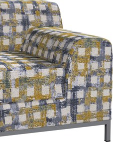 Potah na pohovku IKEA, pravé provevedení Kramfors 2-místná barva modrá látka pletený vzor, vzorované