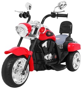 Ramiz Elektrická motorka Chopper červená