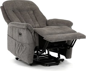 Autronic Polohovací křeslo s elektrickým ovládáním TV-Q8575 Barva potahu: Světle šedá