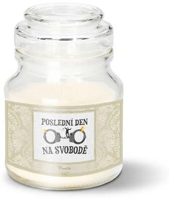 Sablio Svíčka Poslední den na svobodě - 120 g