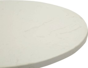 Odkládací stolek Cup 37 cm mramor/stříbrný