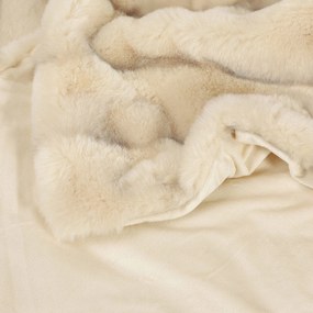 Goldea luxusní deka z mikrovlákna - hnědé pruhy 150 x 200 cm