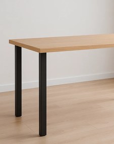 In-Design Stolová noha NYKO 60x60, černá matná s rektifikací Výška nohy (mm): 710
