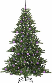 Umělý Skládací Vánoční Strom Zelená 210 cm PVC a ocel 3397685