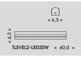 Ecolite TLSVEL2-LED20W - LED Zářivkové svítidlo VELO LED/11/15/20W/230V bílá